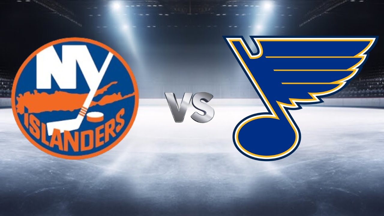 New York Islanders (25-12-2-5) vs St Louis Blues (33-11-2-3) - YouTube