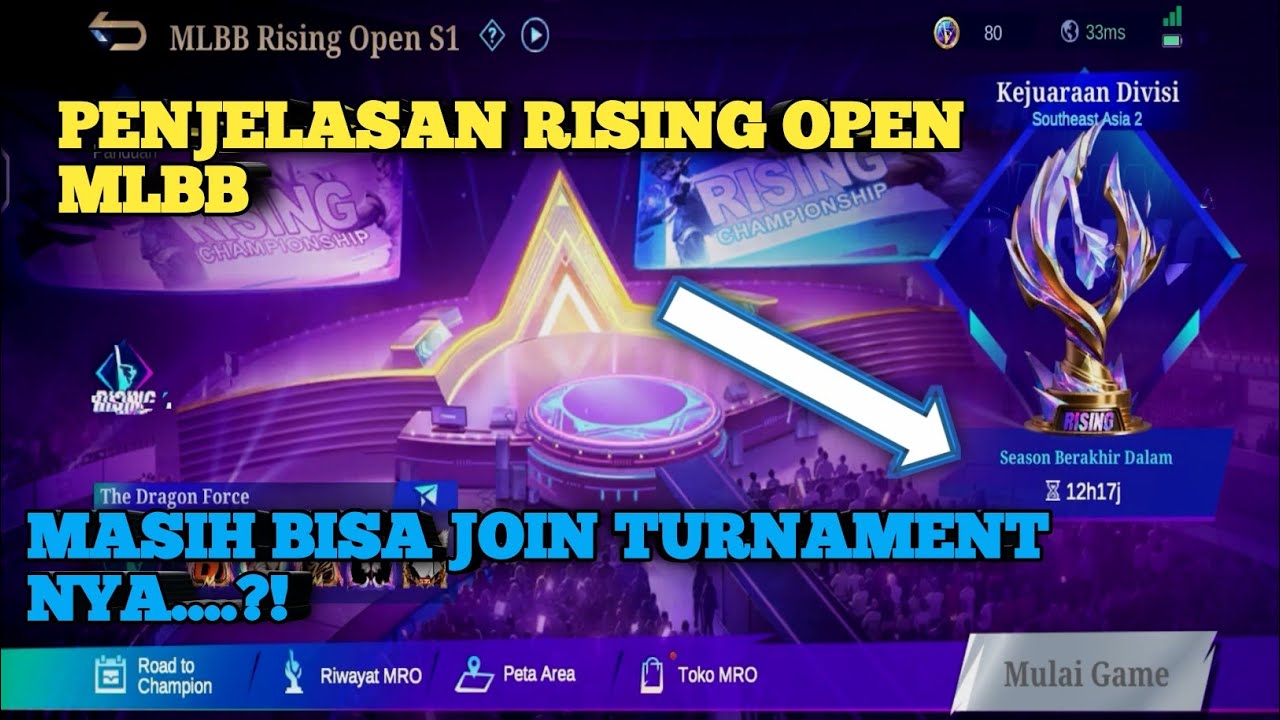 Penjelasan Event Rising Open Mlbb Masih Bisa Join Di Turnament Nya ...