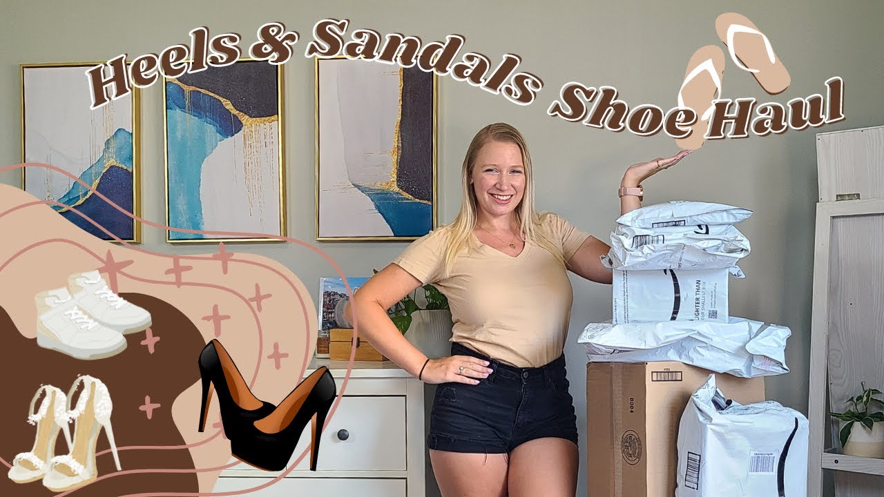 SHOE HAUL PART 1 *Heels & Sandals* - YouTube