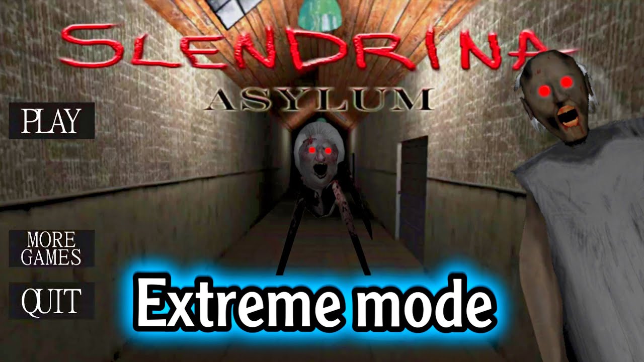 Granny v1.8 in Slendrina Asylum + Extreme Mode - YouTube