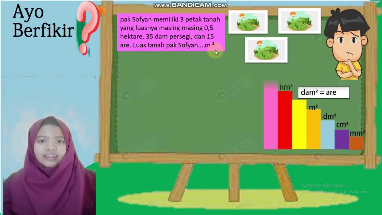 Konversi Satuan Luas Matematika SD - YouTube