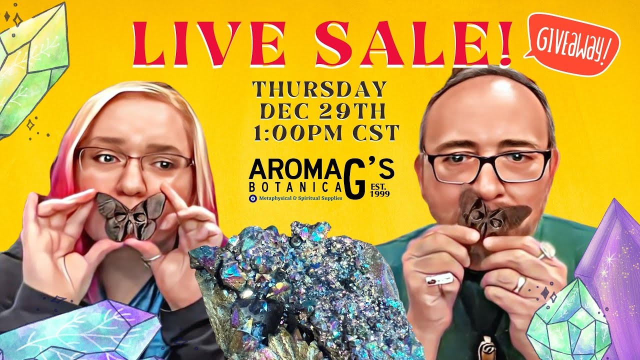 aromaG's Live Crystal sale for 12-29-22 - YouTube