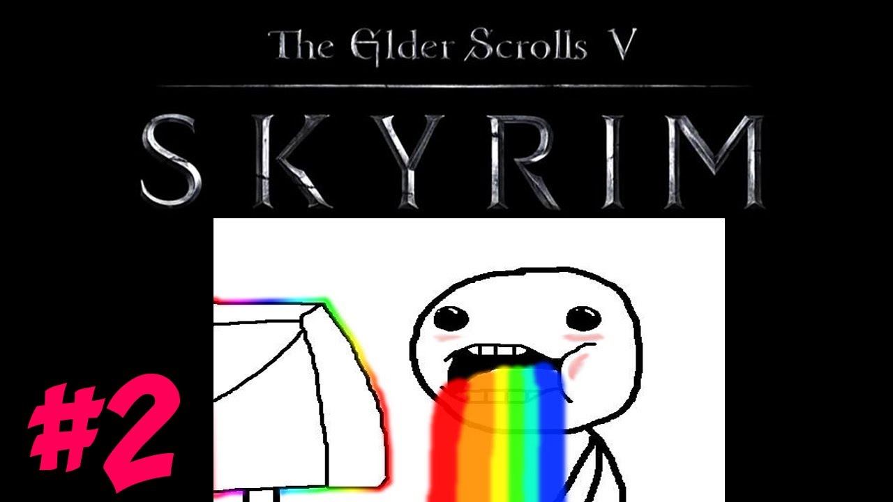 The Only Cure #2 - Green Puke - Skyrim with Girl on Duty - YouTube