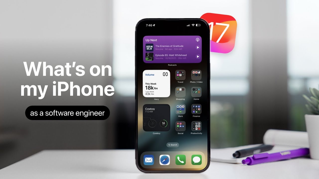What's on my iPhone as a Software Engineer - YouTube