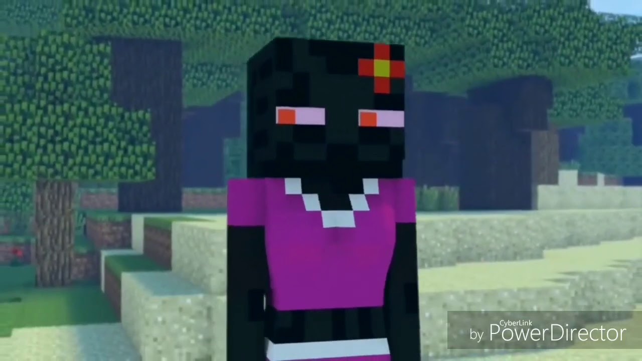 Minecraft animation enderman life #monster school - YouTube