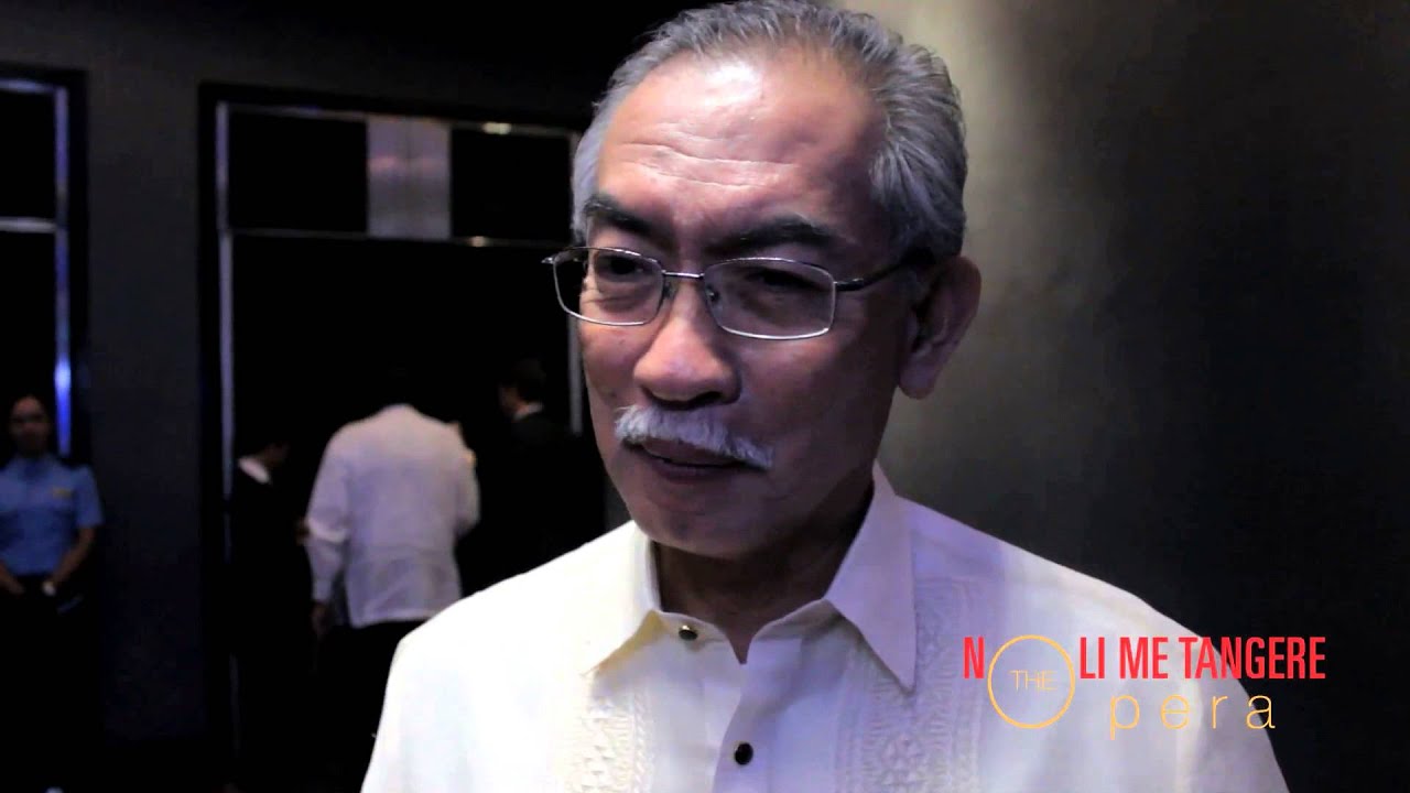 Randy David on Noli Me Tangere Opera Manila - YouTube