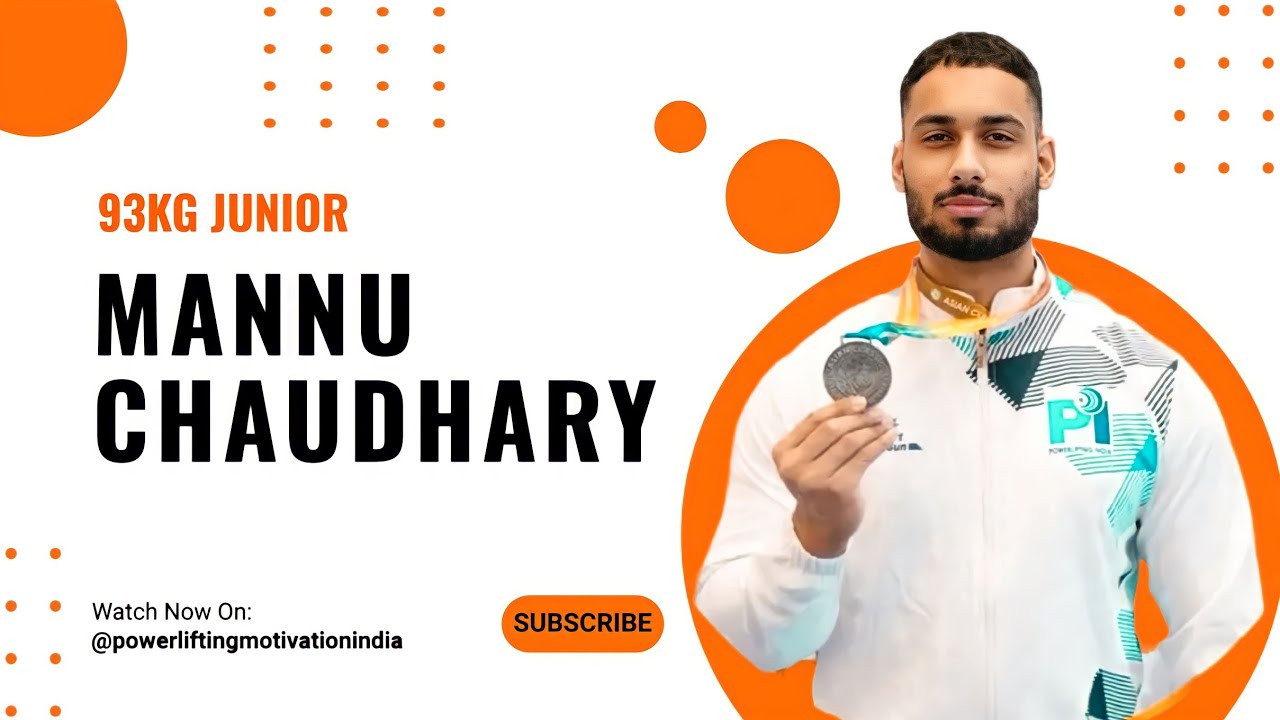 Mannu Chaudhary Disqualified at the 93kg Junior Asian Powerlifting ...