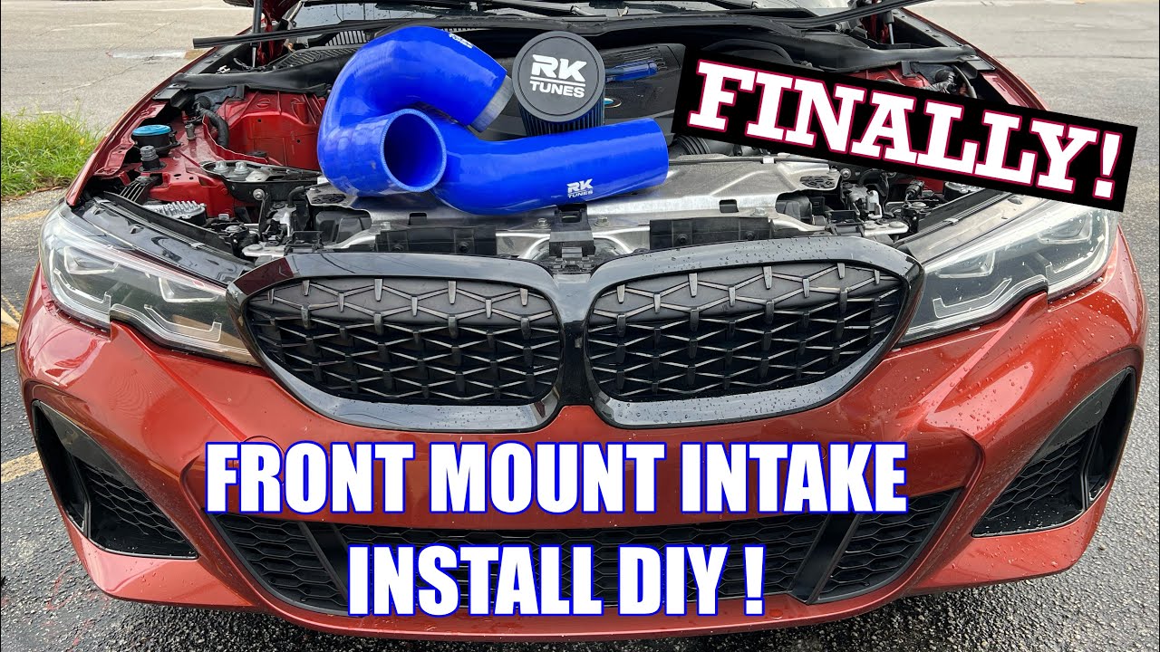 RK TUNES FRONT MOUNT INTAKE INSTALL STEP BY STEP DIY ON A M340I B58 ...
