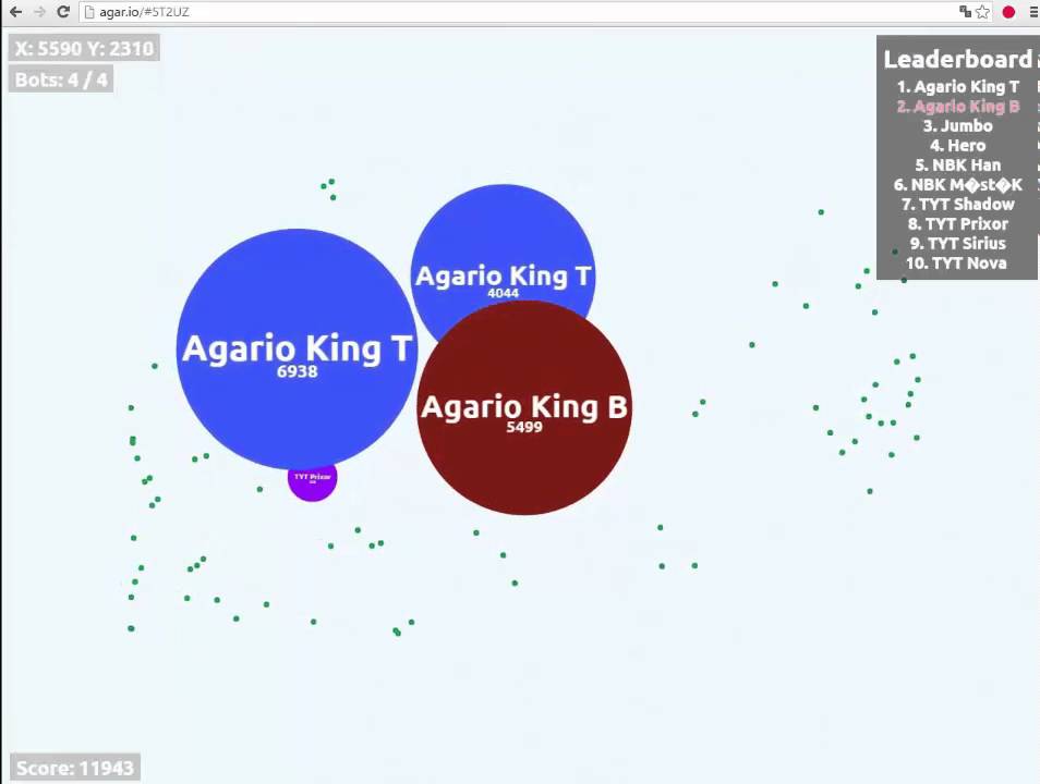 Agario First Gameplay The Private Server - YouTube