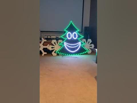 Singing Xmas Tree Demo Sequenced in Xlights. - YouTube