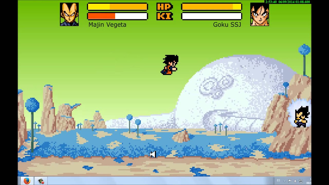 Dbz Devolution-Majin Vegeta vs Goku Ssj3 *Aunque los dos no se ...