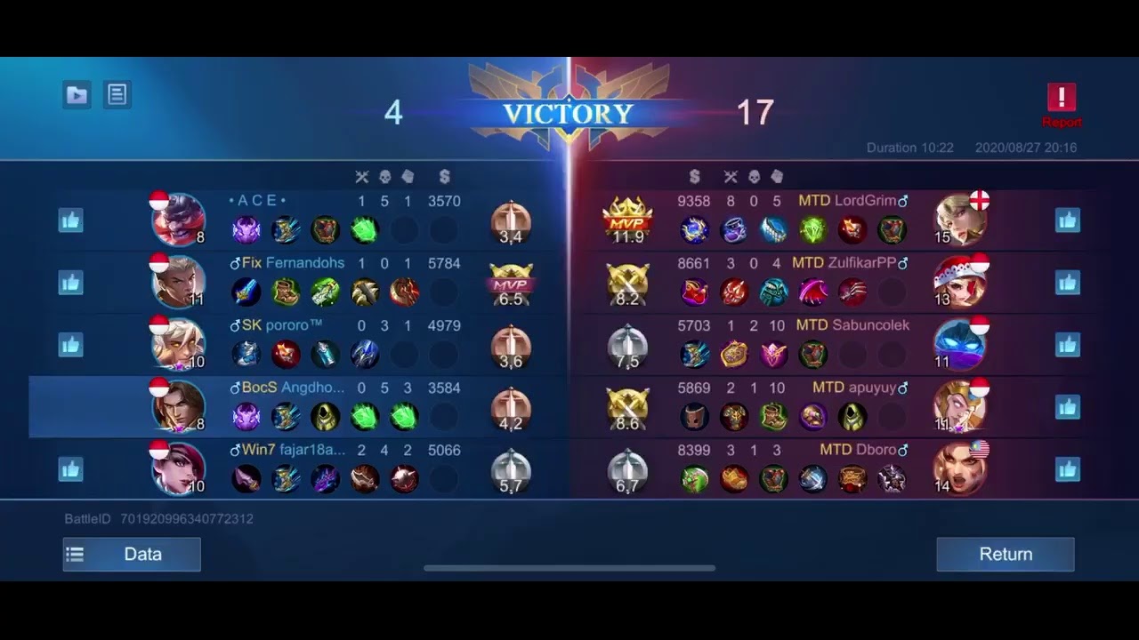 MOBILE LEGEND ECO JUARA 3 ECI VS PFM - YouTube