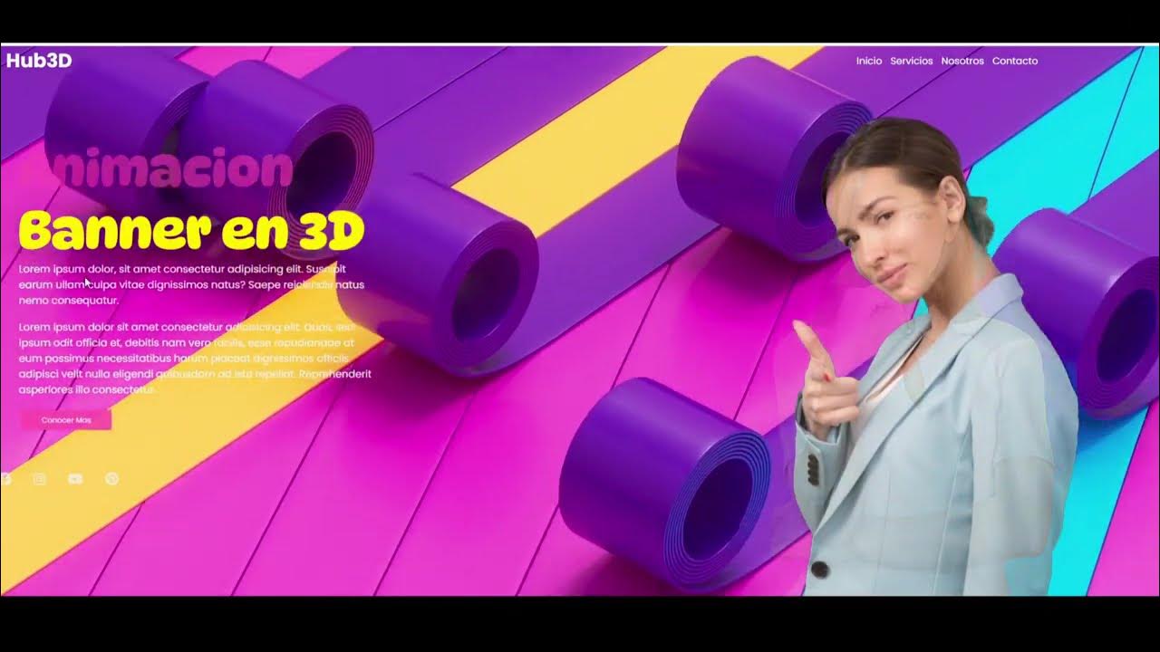 Impresionante Banner Animado con Cambios de Imagen y Efectos de Texto ...