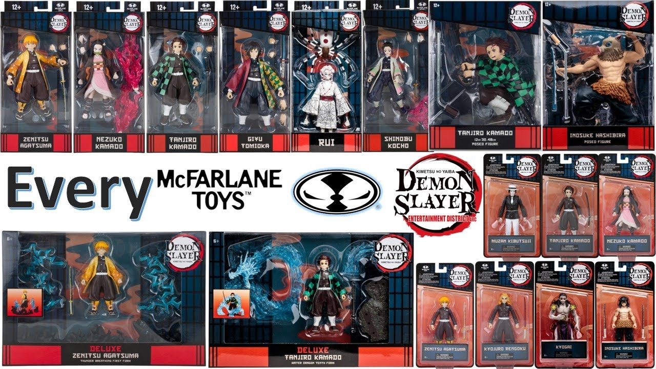 ***see newer video*** Every McFarlane Toys Demon Slayer Comparison List ...