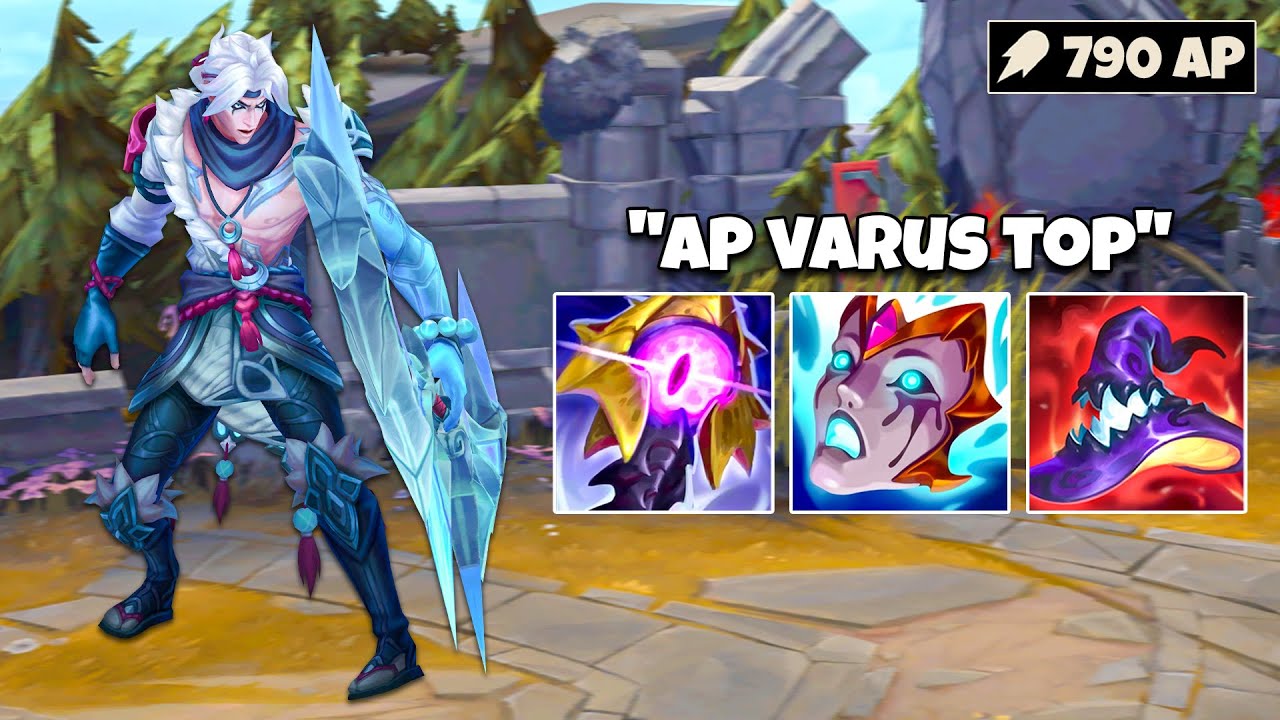FULL AP VARUS TOP IS A MENACE LATEGAME (+102K DAMAGE) - YouTube