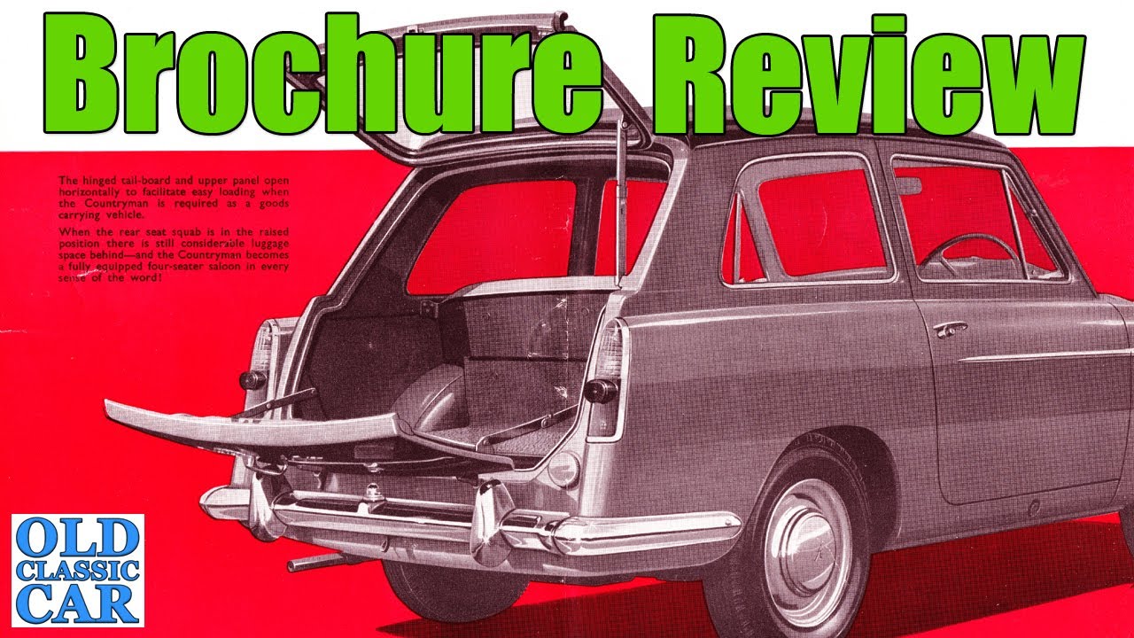 Austin A40 Farina Mk1 Countryman brochure & accessories review (1959 ...