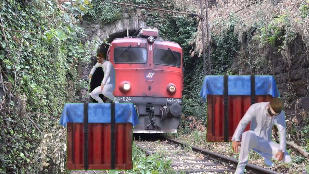 Crazy pum try stop the train | angry snake with train | snake video ...