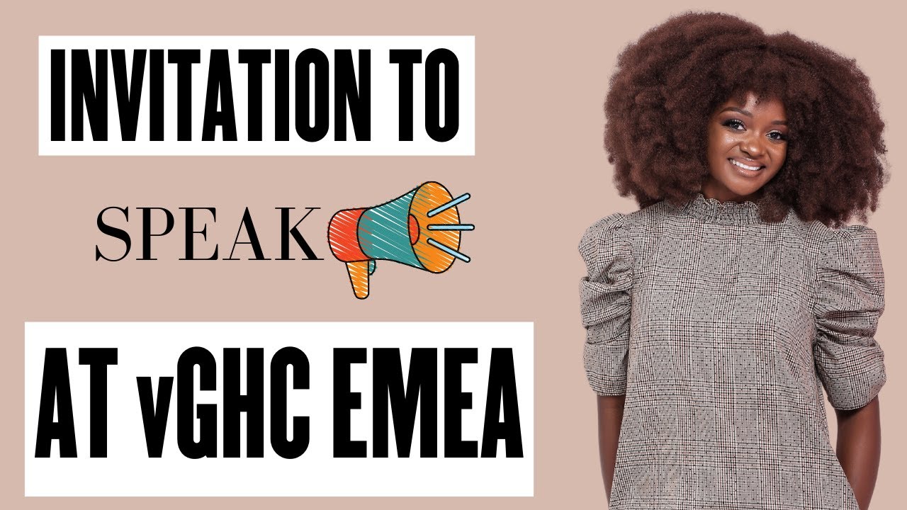 Invitation to Speak at the Virtual Grace Hopper Conference, (vGHC) EMEA ...