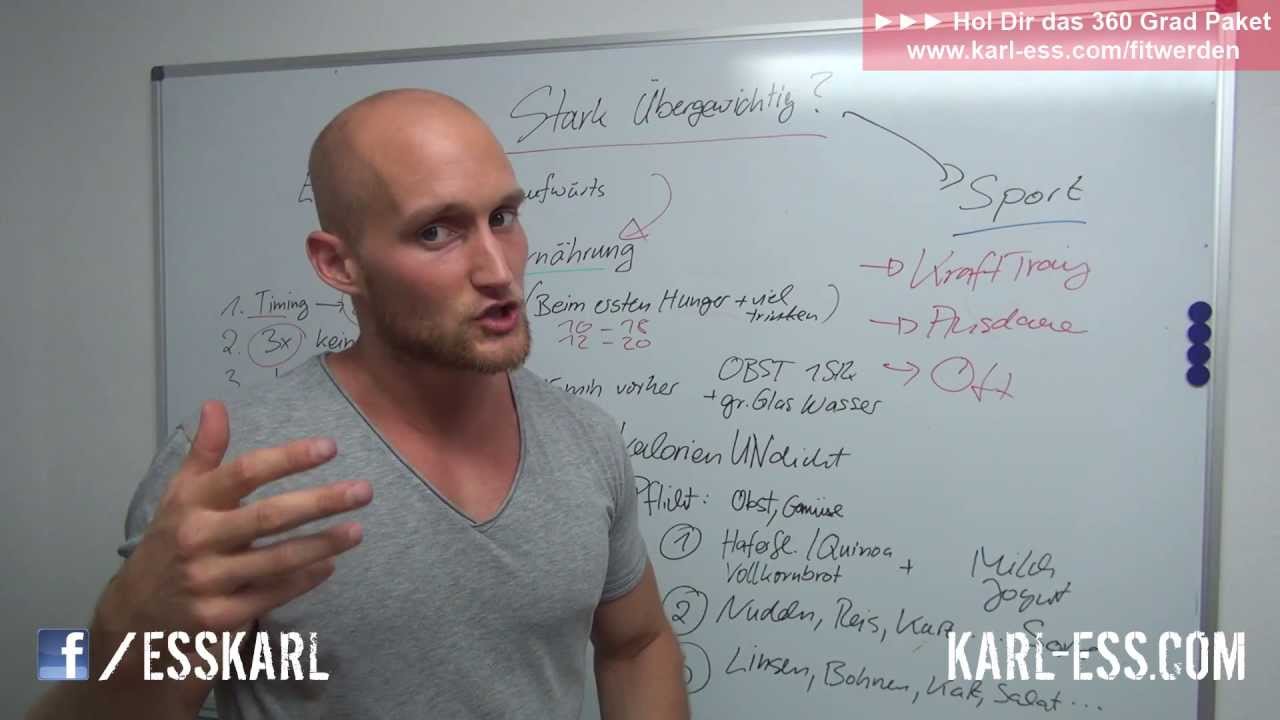 Stark übergewichtig und schnell abnehmen - so geht's! KARL-ESS.COM ...