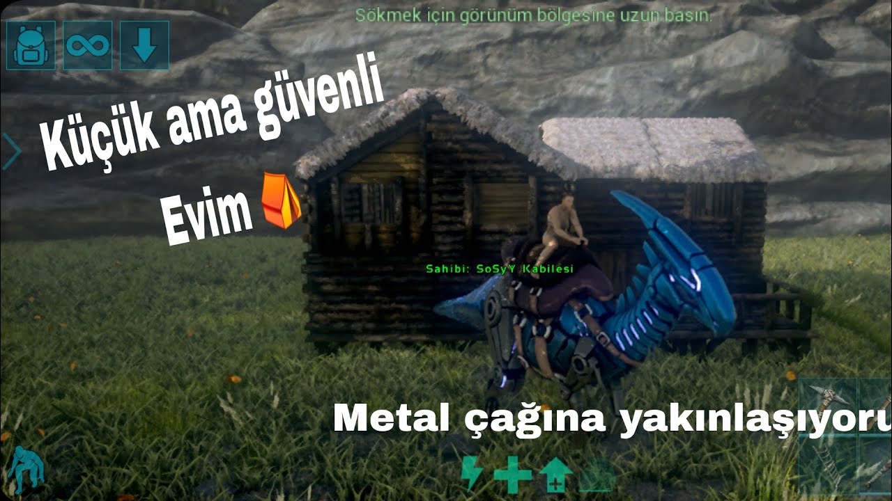 ARK ULTİMATE EDİTİON 2#MİNİK AMA GÜVENLİ EVİM - YouTube