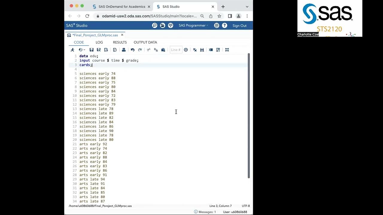 GLM procedure in SAS explained - YouTube