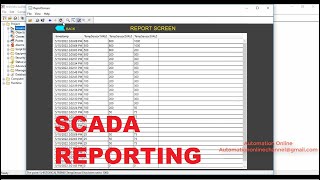 How to Create Reporting Screen on SCADA | Doovi