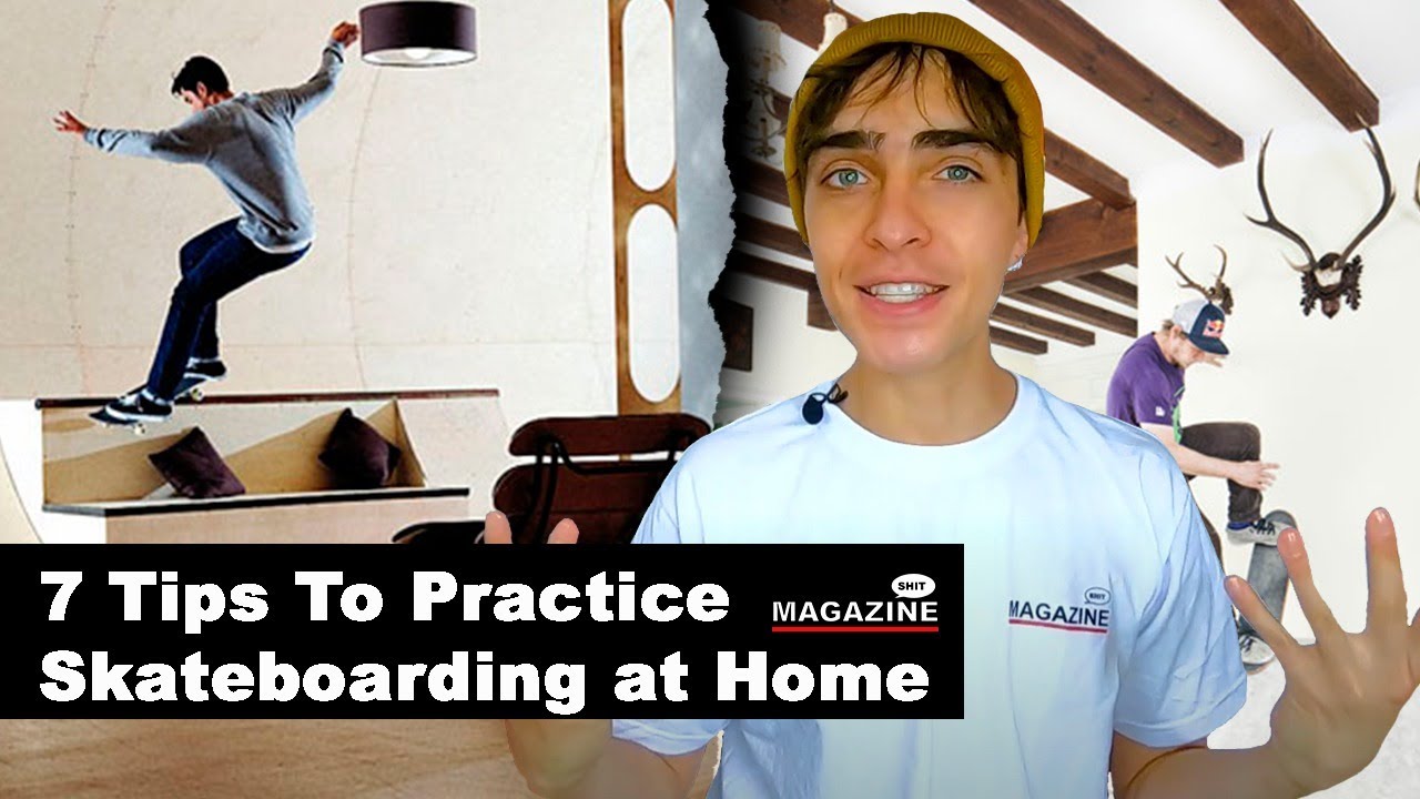 How To Practice Skateboarding at Home - YouTube