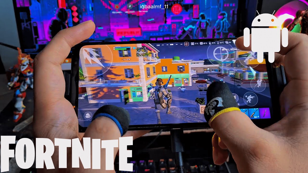 Fortnite Mobile Chapter 5 Season 1 gameplay handcam ( POV ) Android Max ...