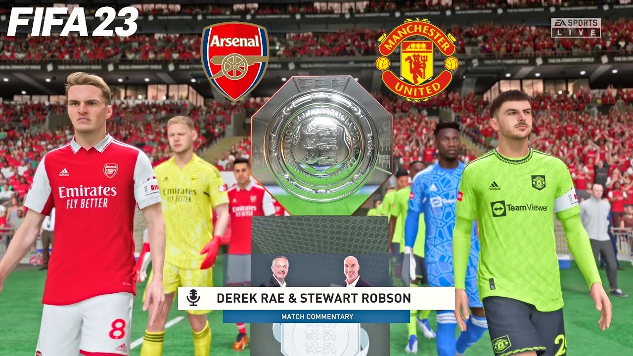 FIFA 23 | Arsenal vs Manchester United - FA Community Shield 2023 - PS5 ...