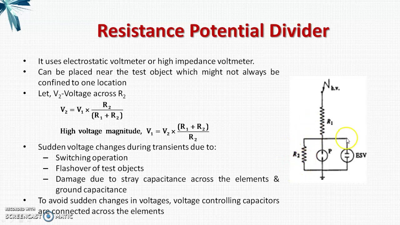 Measurement of High DC Voltages - YouTube