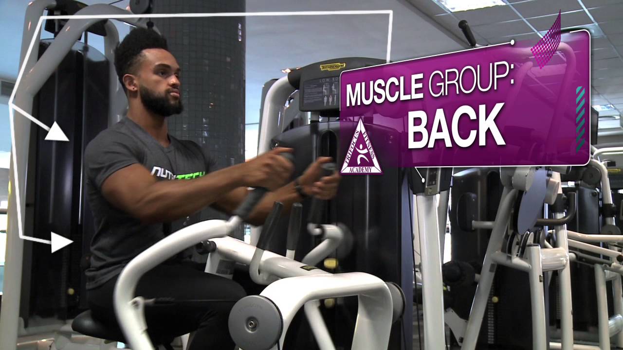 Supported Seated Machine Row - YouTube