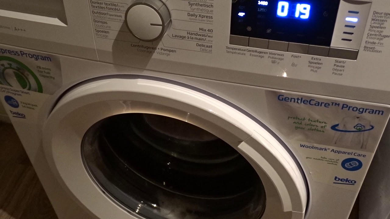 Beko WTV 8712 XW Review Last time washing machine - YouTube