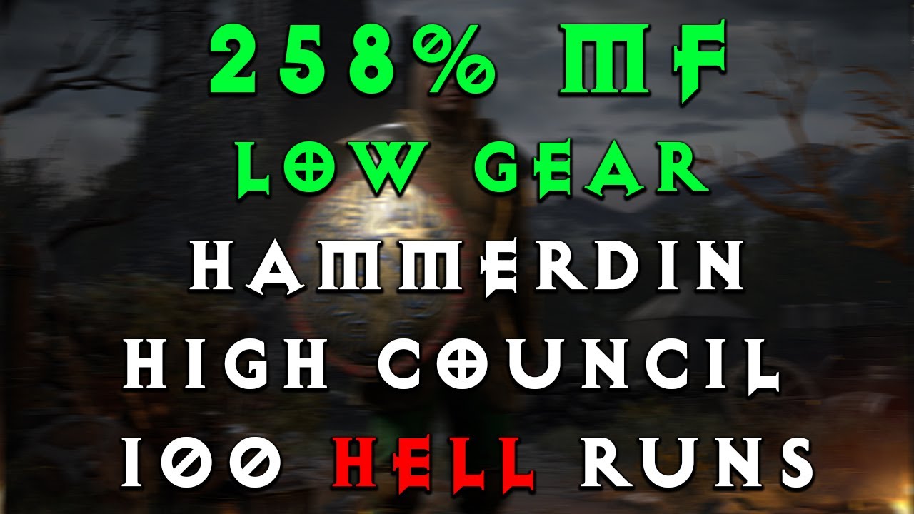 100 Travincal High Council Runs Diablo 2 Resurrected 2.5.1 Patch - YouTube