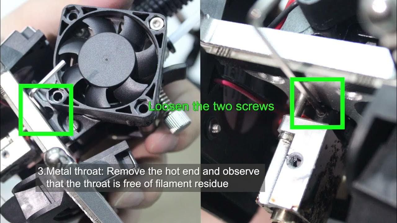 How to clear filament clog and properly load filament FLSUN V400. - YouTube