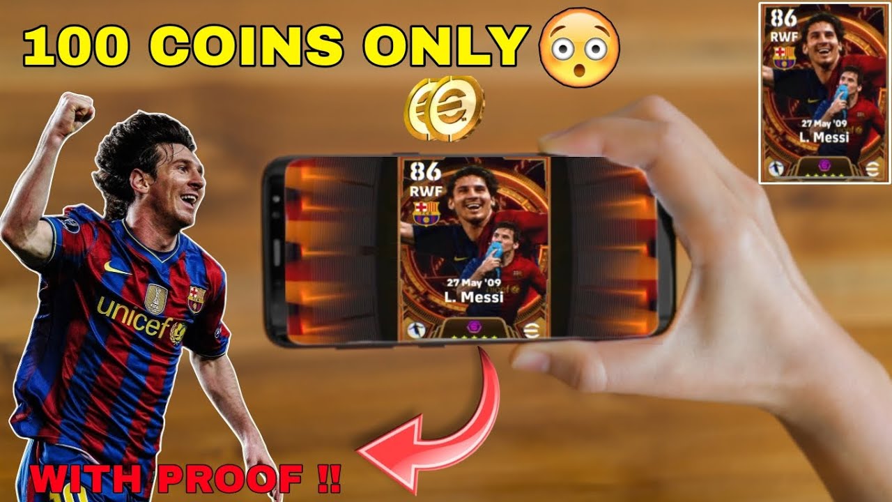 FIRST TRY BIG TIME MESSI 😱💯 | ONLY 100 COIN TRICK TO GET 105 RATED ...