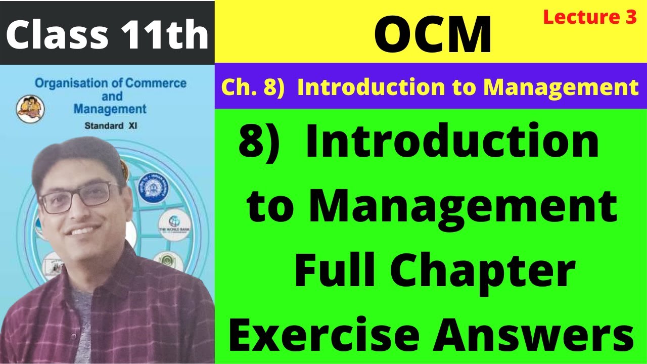 Introduction to Management Full Chapter Exercise Answers - YouTube