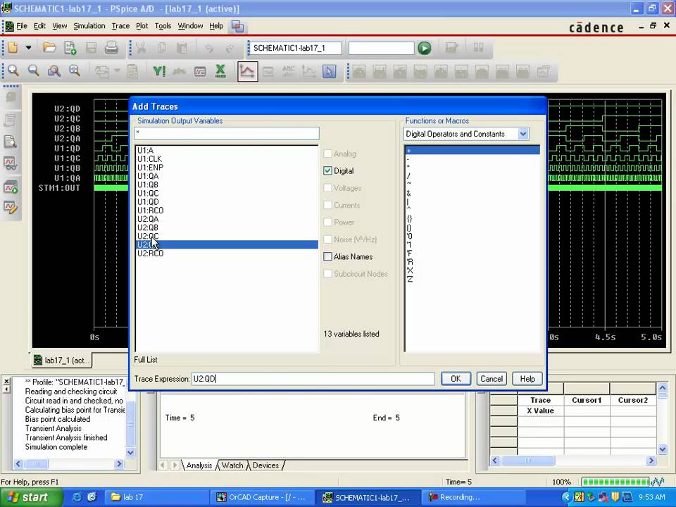 Digital Circuits Simulation Using Pspice Tutorial 10 Digital Circuits Simulation Using Pspice Tutorial 10