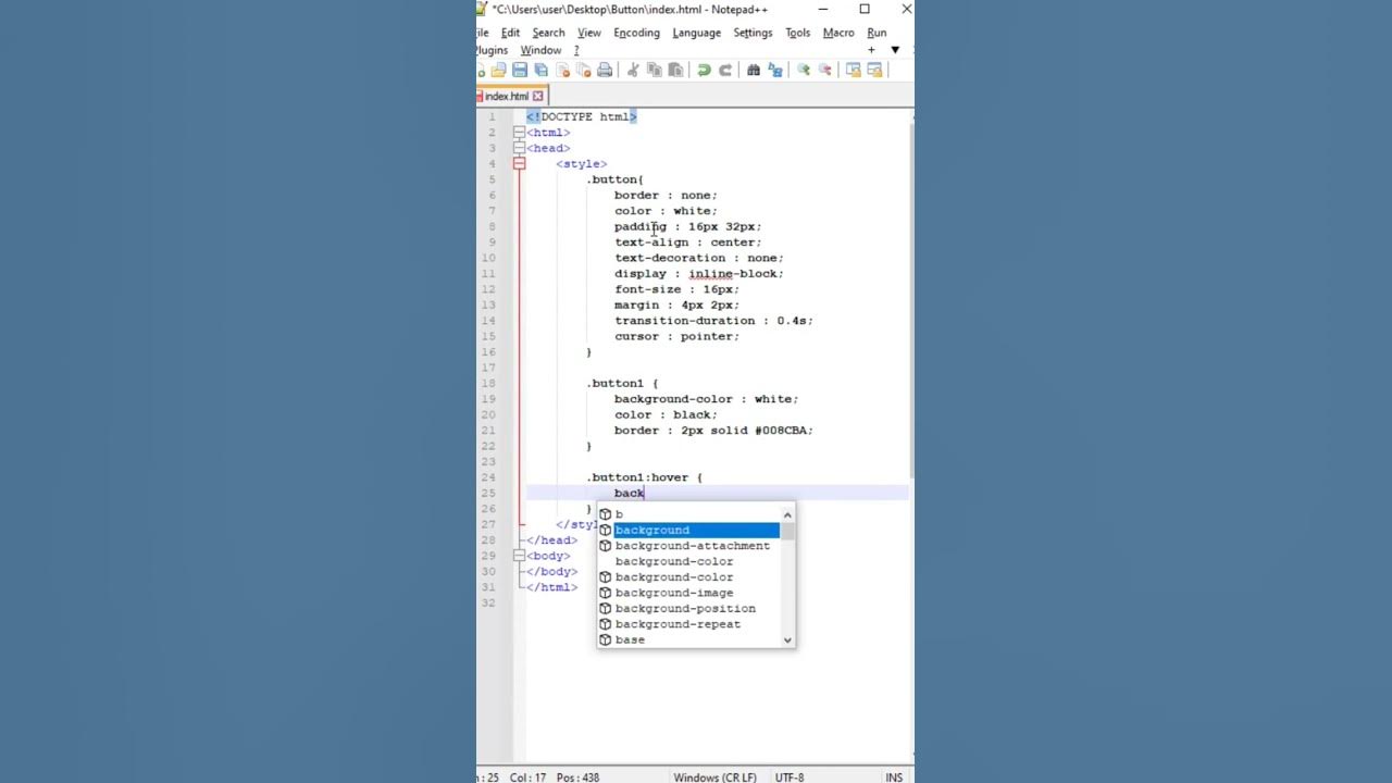 Tutorial Css Hoverable Button Tutorialcss Button Css Programming Short Shorts Youtube 