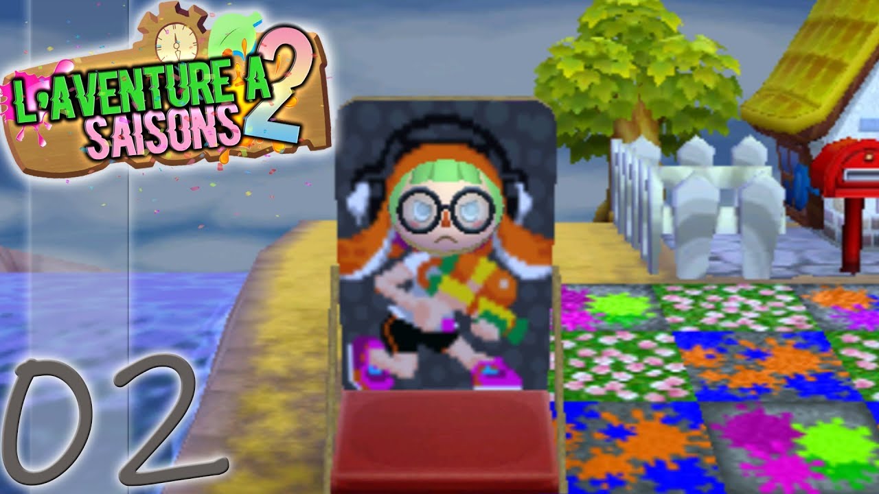 Un coin SPLATOON & des lapins ! [ACNL aventure a 2 SAISON 2w/Fluffy ...