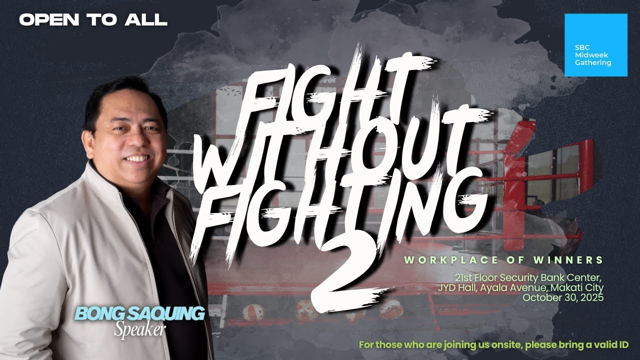 Fight Without Fighting 2 : Bong Saquing - YouTube