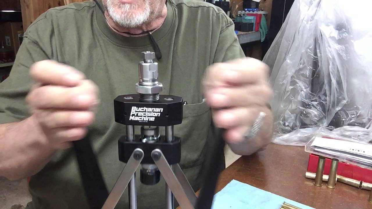 Buchanan Precision Machine Hand Reloading Press - YouTube
