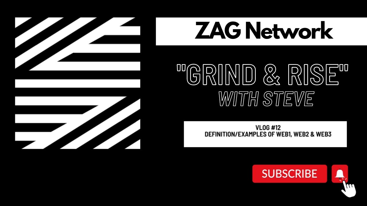 ZAG Network Weekly VLOG: Episode 12, Definition/Examples of Web1, Web3 & Web3 - YouTube