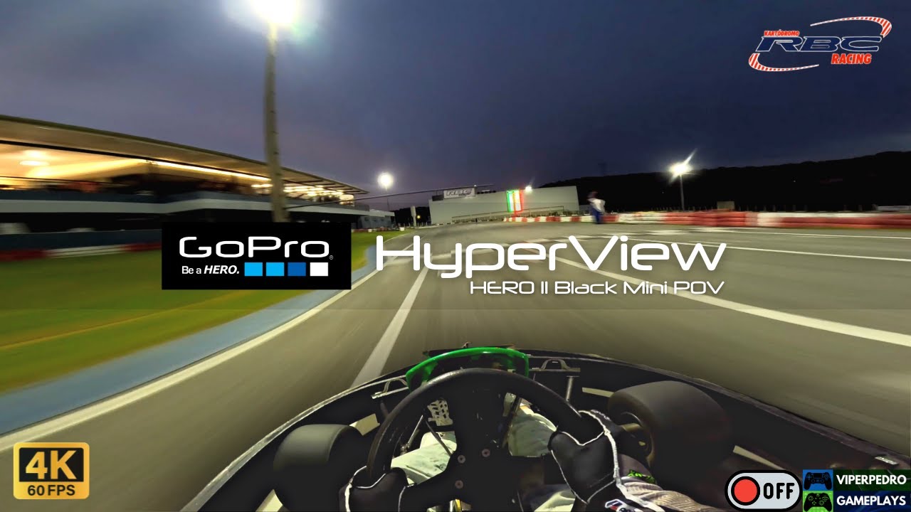 Gravação Onboard em 4K com a GoPro HERO11 HyperView - Corrida de Kart ...