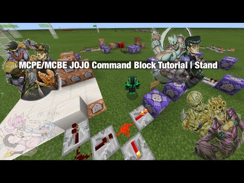 MCPE/MCBE JOJO Command Block Tutorial I Stand Updated - YouTube