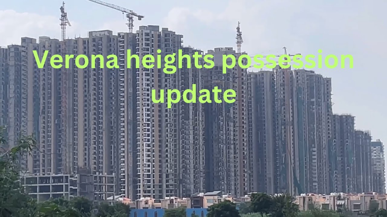 Amrapali Verona heights construction & Possession update. NBCC project ...