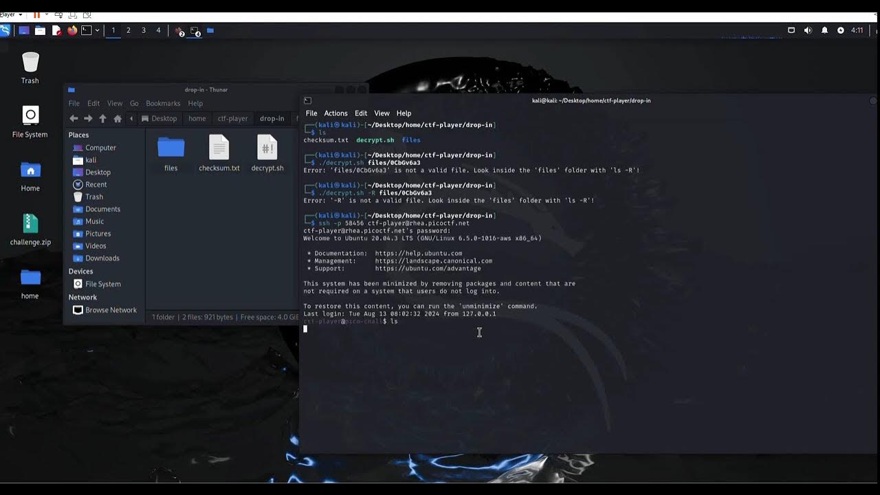 Verify_SHA 256 hash and a decrypt [picoCTF forensics] - YouTube