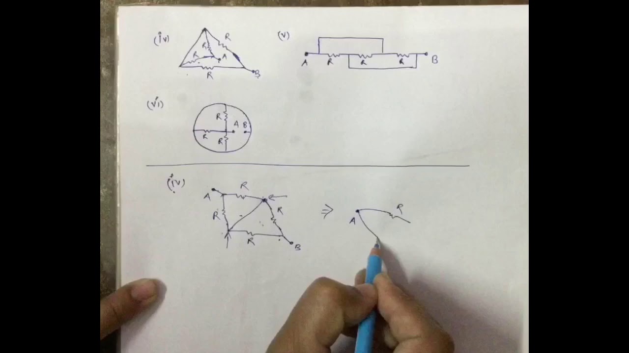 Class XII-Physics-Electric current -12 (Numericals on Eq.Resistance ...