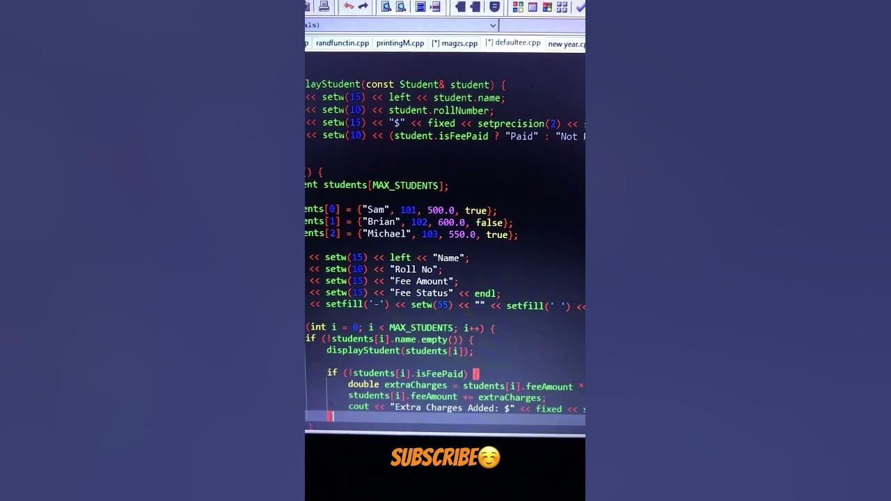 fee vouchers IDE dev c++ #devcpp - YouTube
