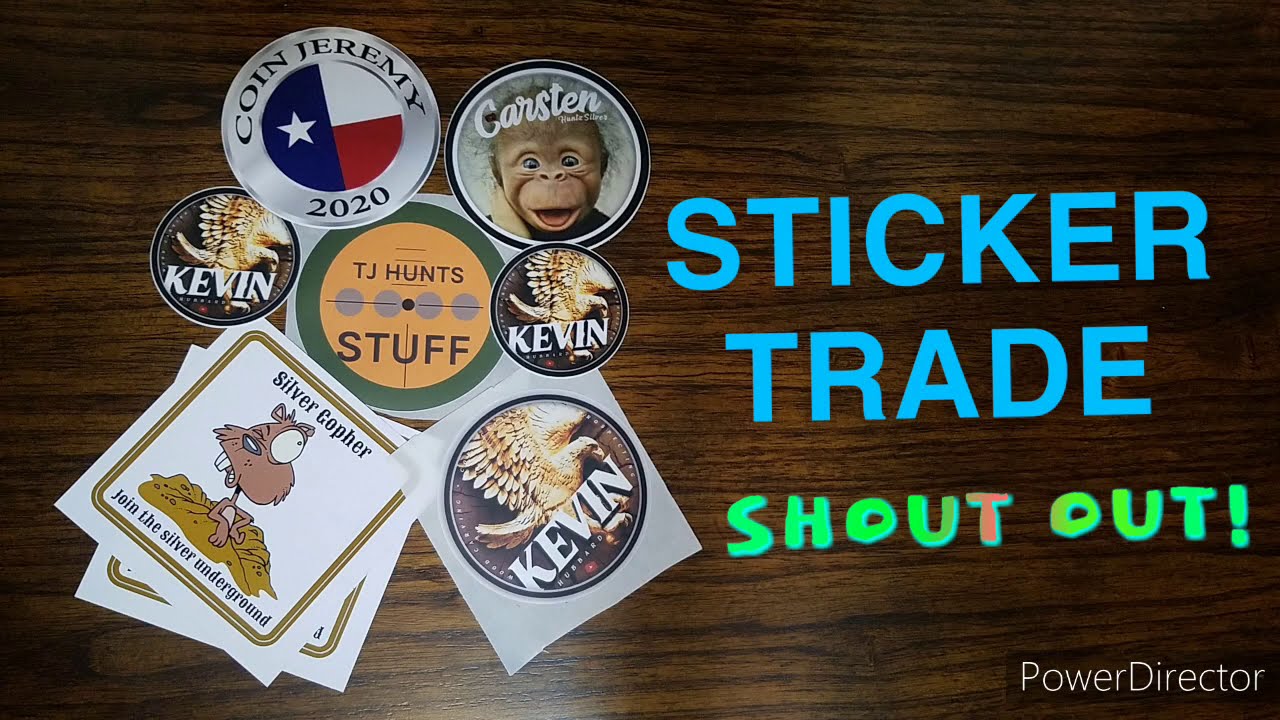 Sticker Trade Shout Outs - YouTube