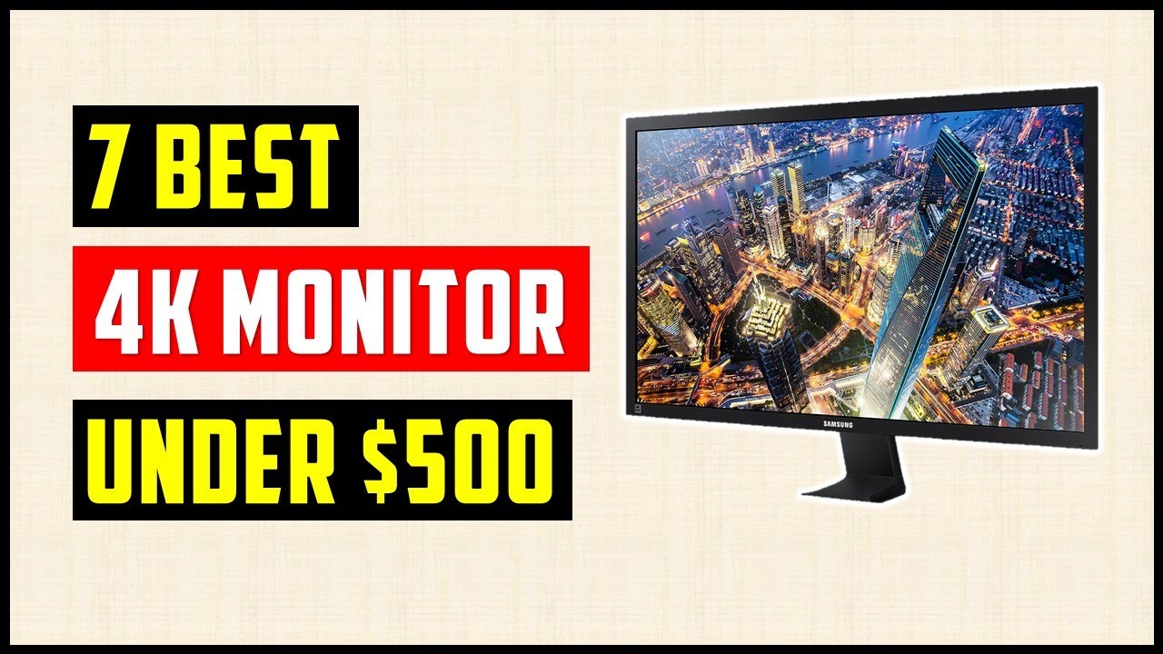 Best 4k Monitor Under $500 || Best Budget 4K Monitor in 2024 [TOP 7 ...